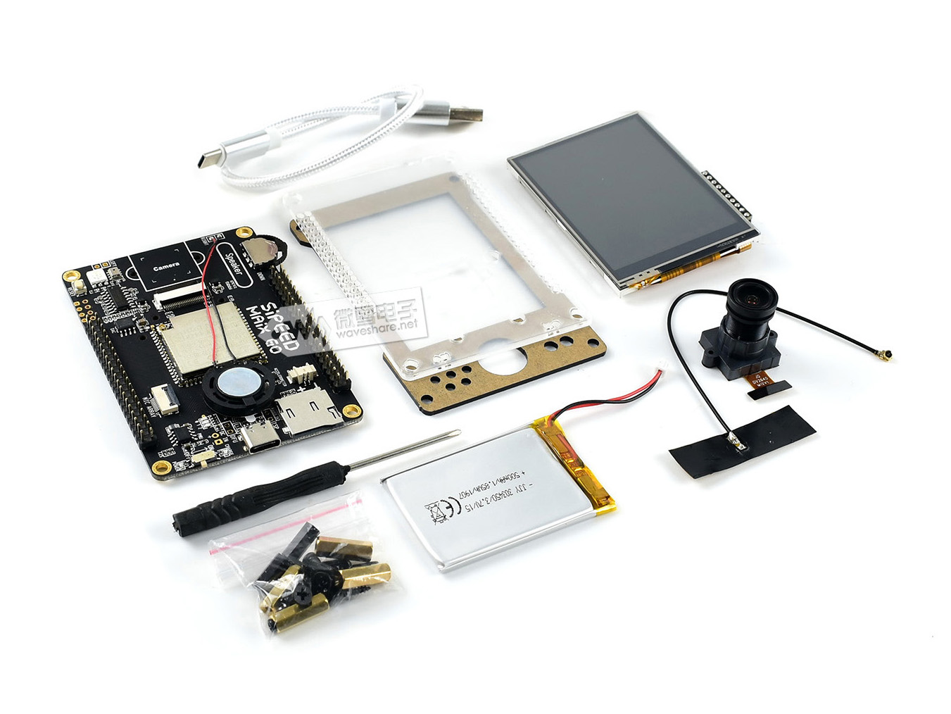 Maix Go AIoT 人工智能物联网开发套件 配套齐全 到手即用