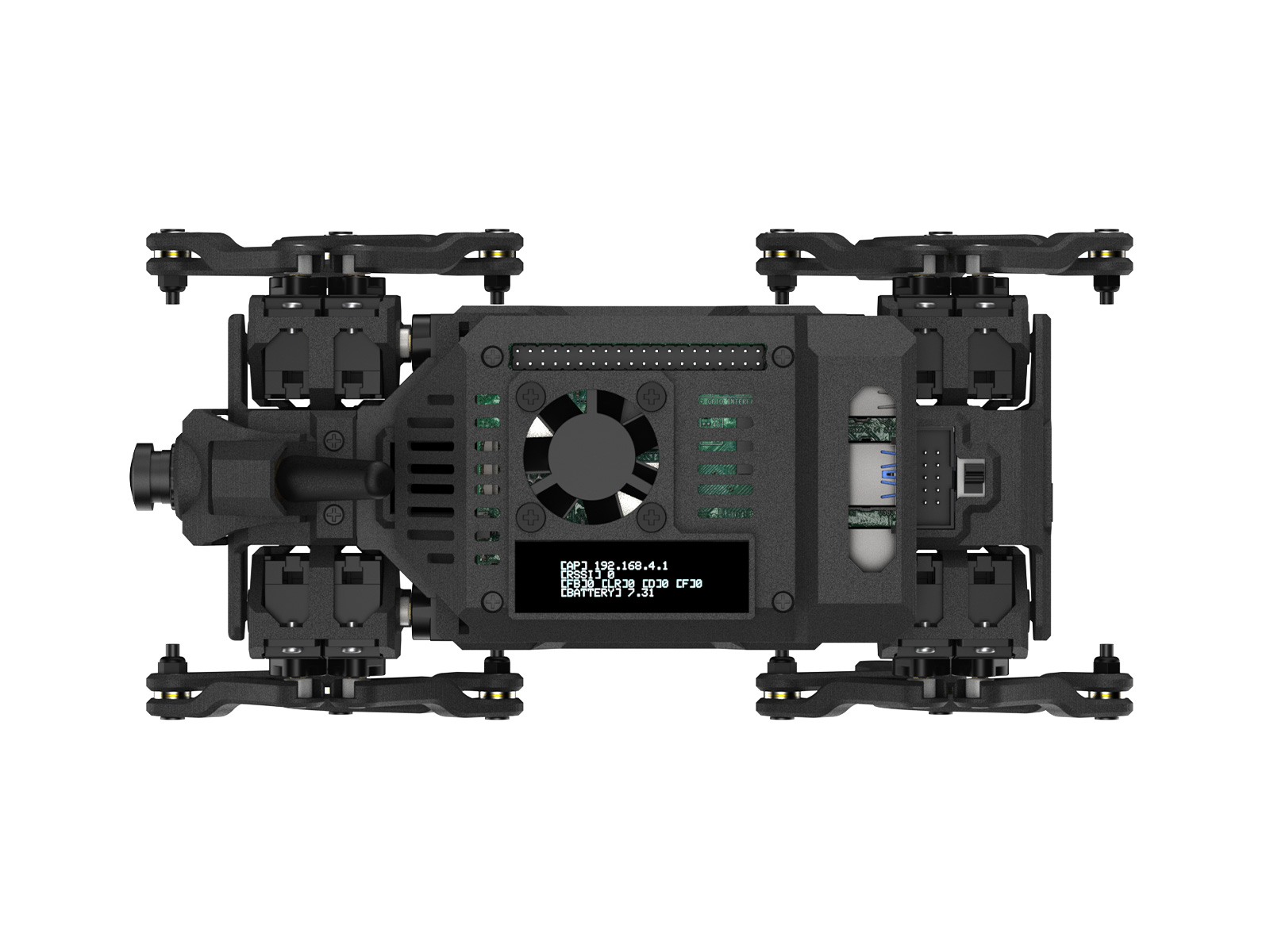 WAVEGO PRO 12 自由度仿生四足机器狗 基于 ESP32 和树莓派开源 支持 ESP-NOW 主从机控制模式