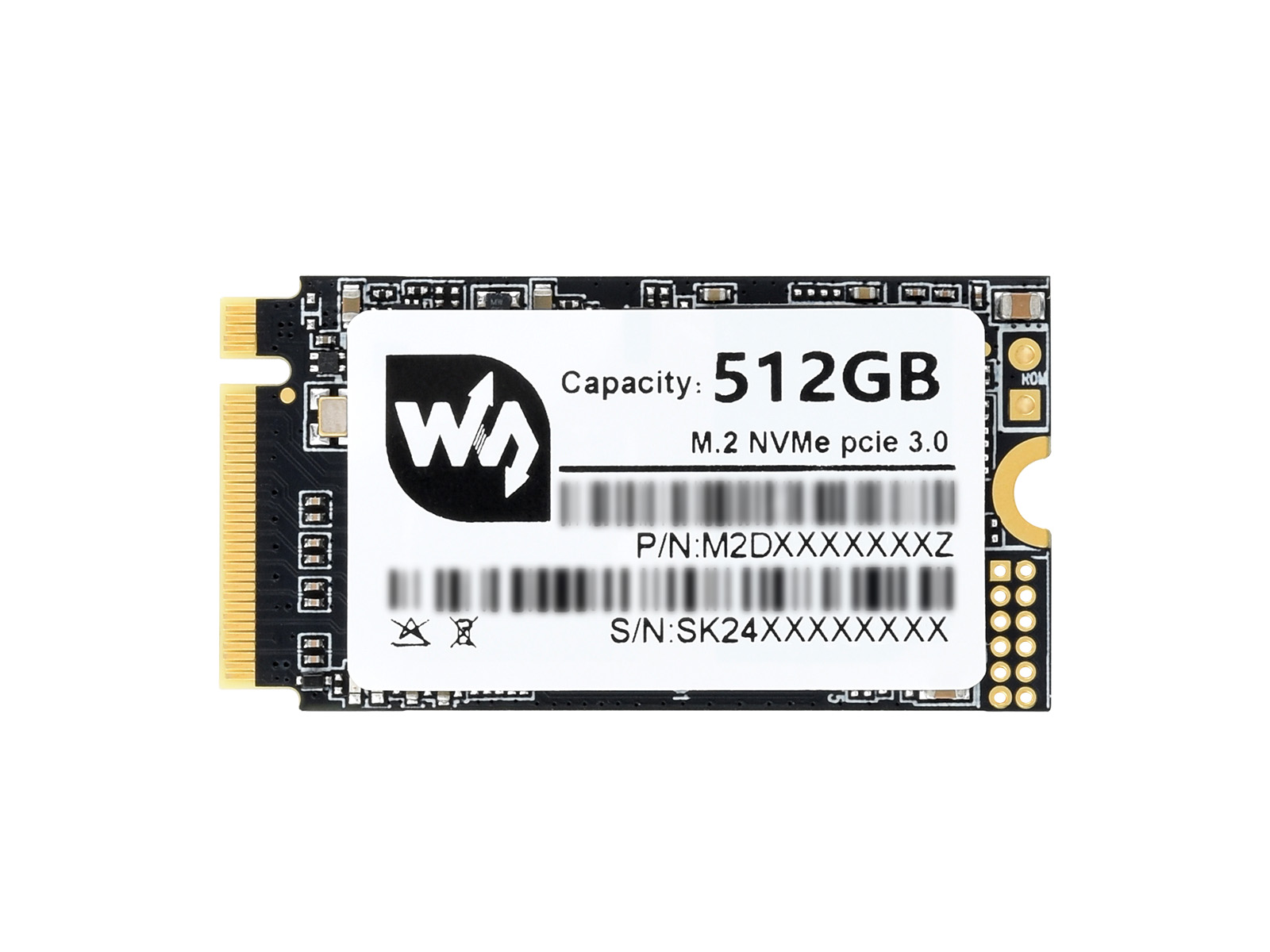 SK M2 NVME 512GB高速固态硬盘 高品质3D TLC闪存颗粒高速读写更加可靠耐用