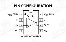 OP07 PDF Datasheet 中文资料下载