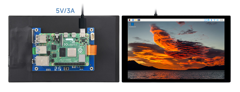 8寸IPS电容触控屏 1280×800像素 DSI通信