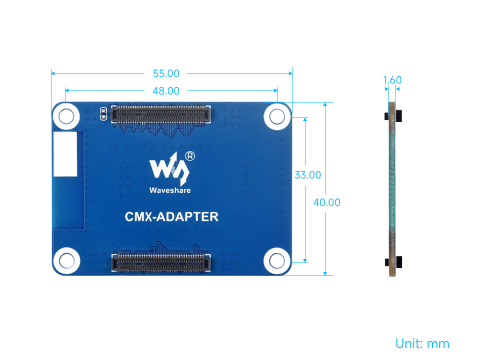 树莓派 CM4/CM5 接口保护板 Compute Module 系列接口物理保护 不怕多次拨插