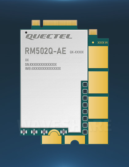 移远RM50x系列5G模组RM502Q-AE M.2封装5G Sub-6GHz模块