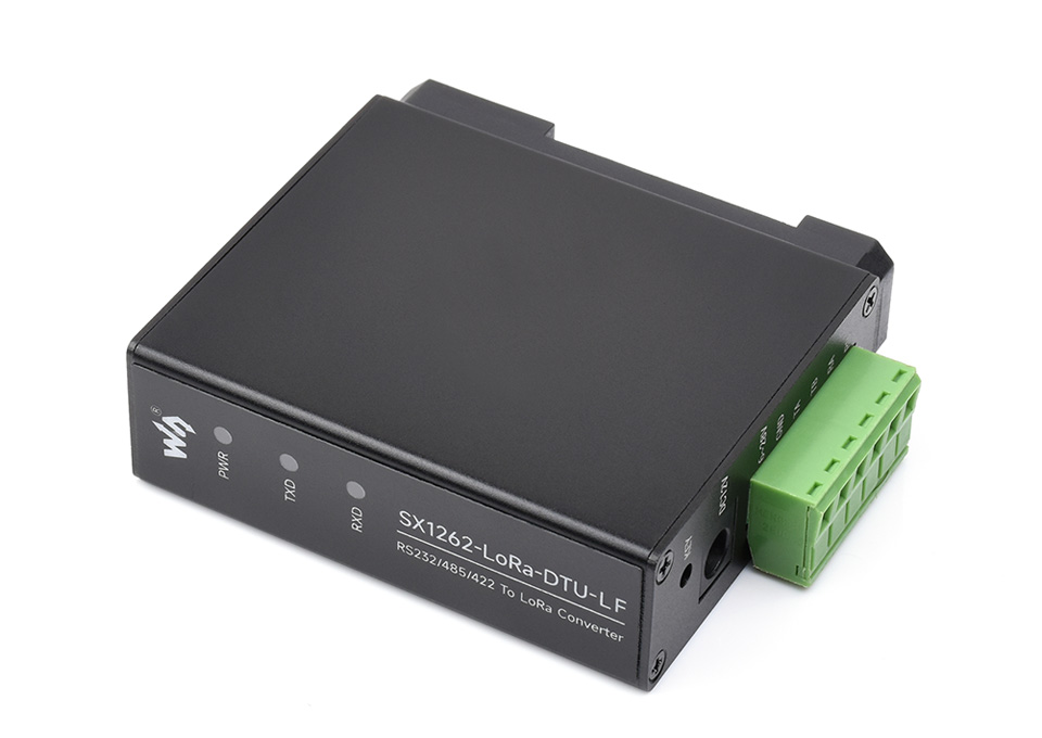 导轨式LoRa数传终端DTU RS232/RS485/RS422转LoRa 适用于Sub-GHz HF频段