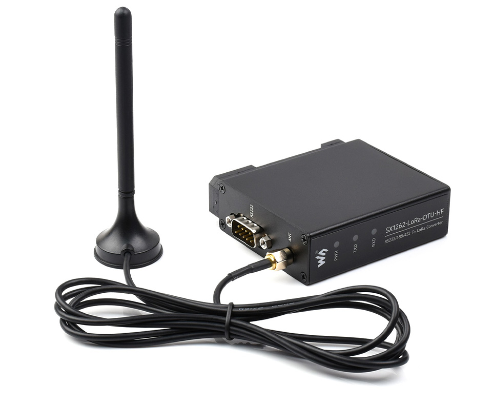 导轨式LoRa数传终端DTU RS232/RS485/RS422转LoRa 适用于Sub-GHz HF频段