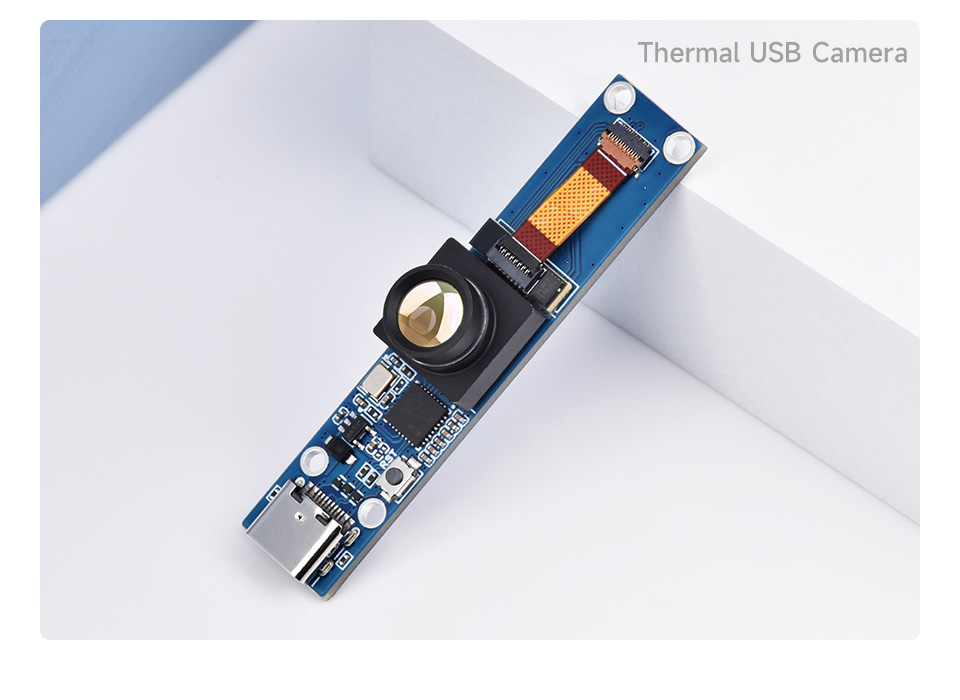 远红外热像传感器 红外热像仪模块 80×62像素 45°视场角 USB Type-C接口