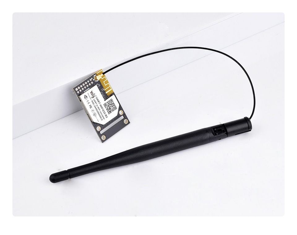 UART转WiFi和以太网模块 嵌入式UART串口服务器 工业级WiFi模块 一体化802.11b/g/n模组