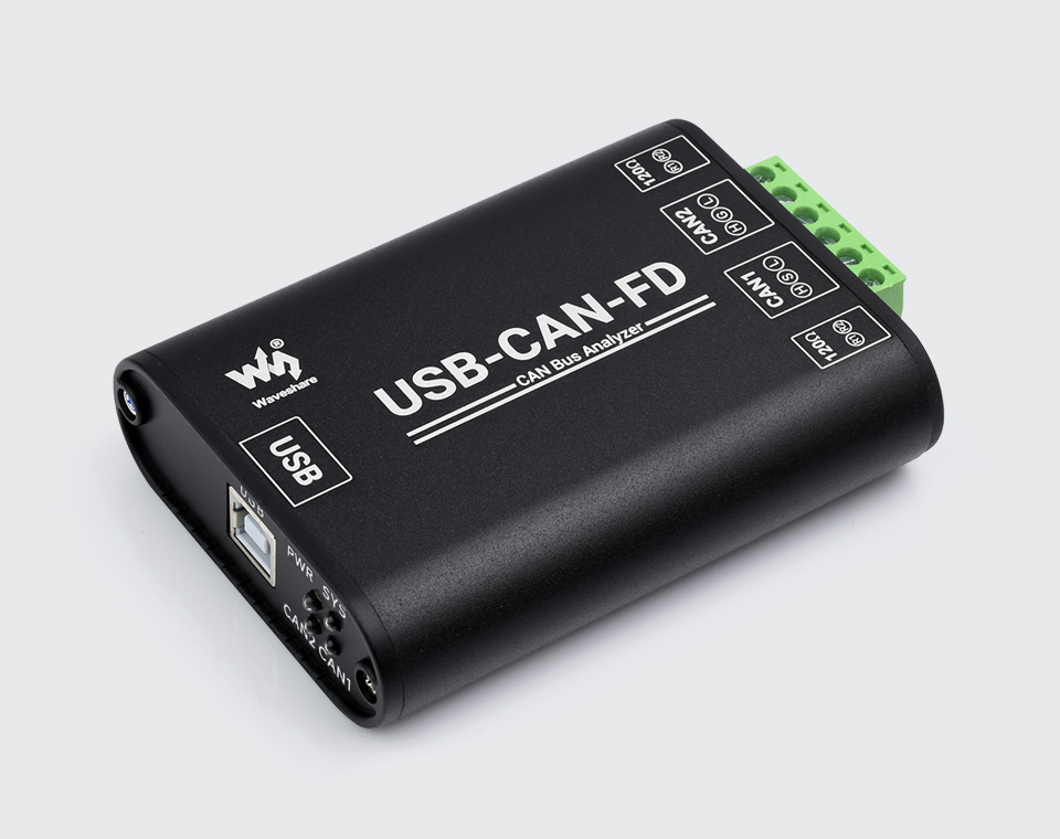 工业级CAN/CAN FD总线数据分析仪 USB转CAN FD接口转换器 CAN/CAN FD总线通讯接口卡 CAN/CAN FD协议数据分析仪