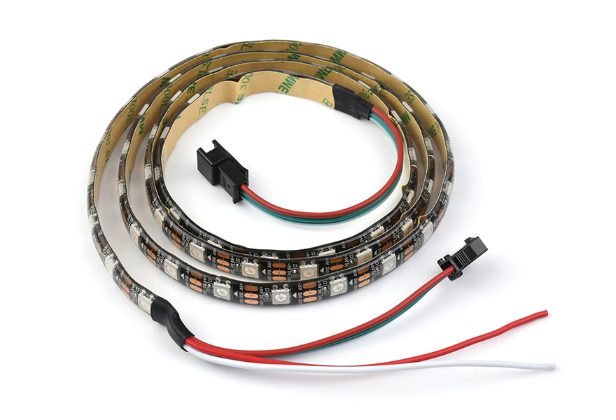 WS2812数码幻彩RGB灯带 高亮节能低耗LED灯带 可裁剪可编程智能灯光