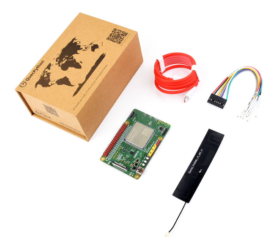 EC200U C4-P01开发板专为QuecPython设计口袋型开发板，多模多频段支持LTE Cat-1蓝牙通信GNSS定位性价比高