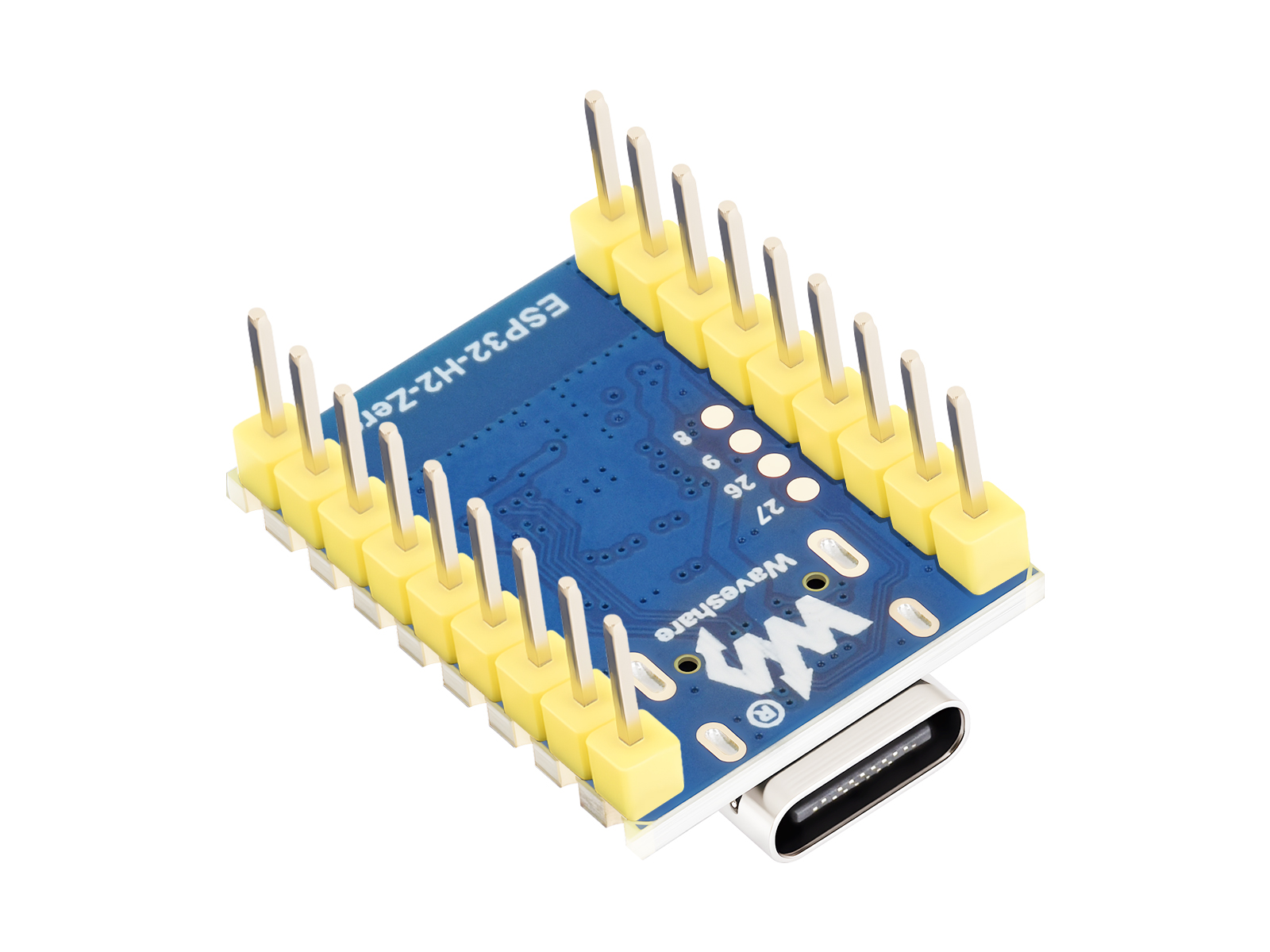 ESP32-H2 迷你开发板 96MHz 处理器 板载 ESP32-H2FH4S 芯片 内置 4MB Flash 支持 BLE/Zigbee ...